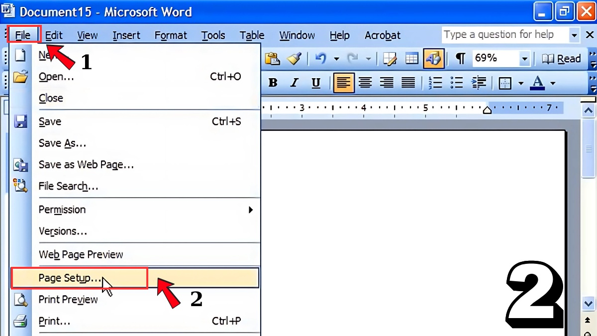 Hướng dẫn chọn và in giấy kích thước A8 trong Word